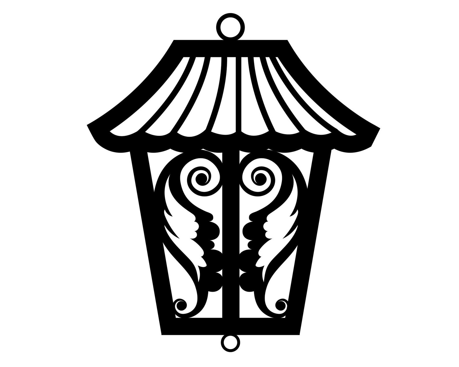 Lantern Svg, Lantern Dxf, Lantern Png, Lantern Laser Cut, Lantern Cut ...