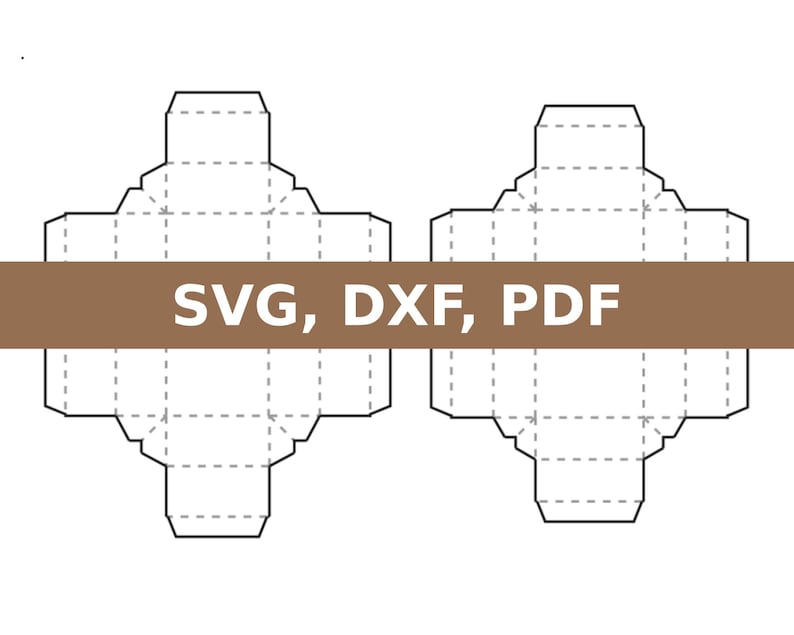 Box With Lid Template, Storage Box With Lid, Shoe Box, Rectangle Box ...