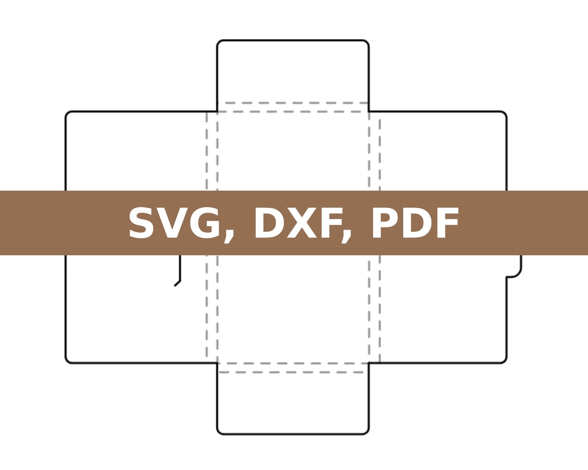 Document Storage Box Template, Folder Svg, Folder Template, Document ...