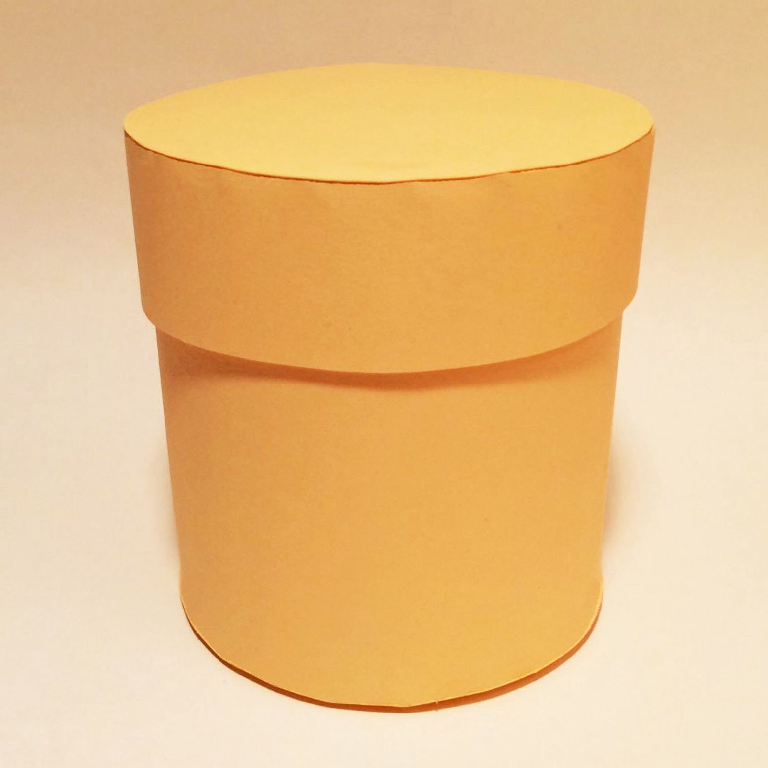 Round Box With Lid Template, Hat Gift Box, Circle Box, Round Gift Box ...