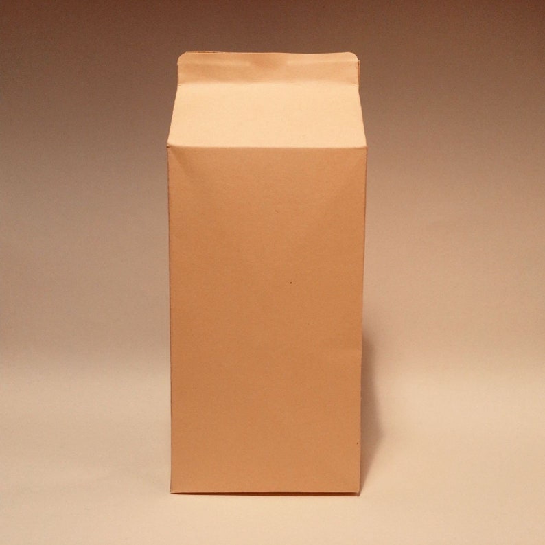 Milk Template, Carton Box, Milk Carton Box, Milkbox, Gable Top Carton ...
