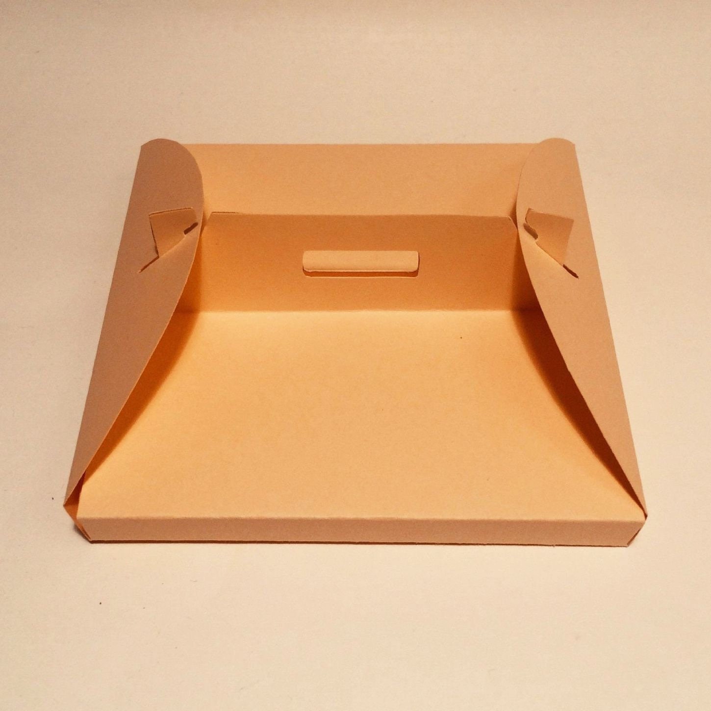 Pizza Box With Handle Template, Pizza Delivery Box, Take Away Pizza Box ...