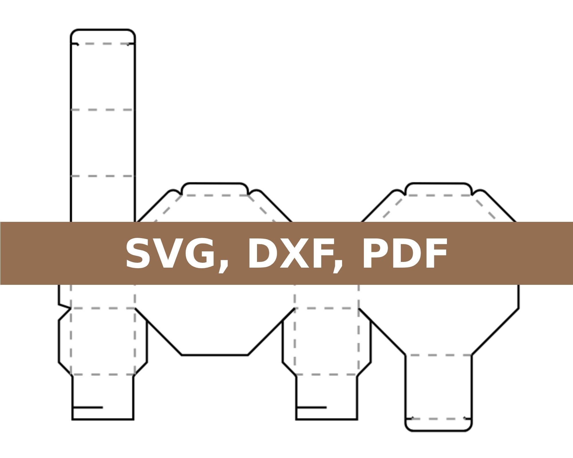 Octagon Box Template, Octagonal Bag, Octagon Box, Octagonal Bag, Gift ...