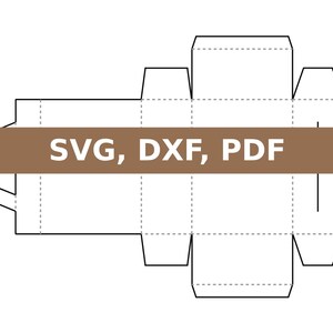 Briefcase Box Template, Gift Box With Handle, SVG, PDF, Cricut ...