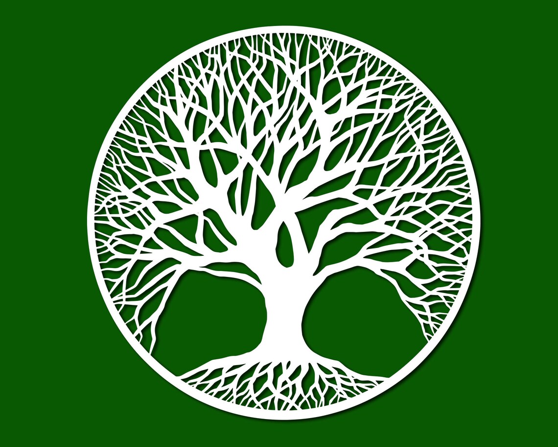 Tree of Life Svg, Yggdrasil Svg, Tree of Life Dxf, Tree of Life Png ...