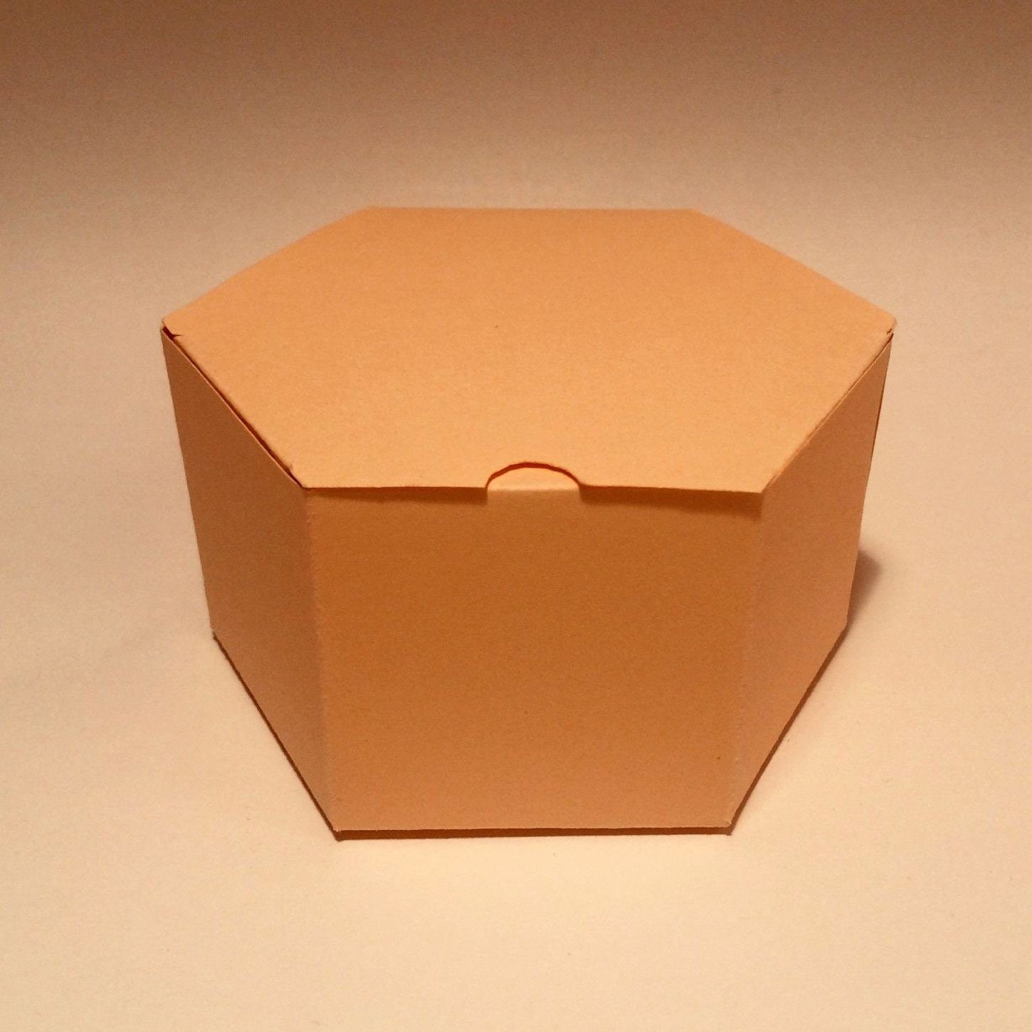 Hexagon Box Template, Hexagon Gift Box, Hexagonal Gift Box, Hexagonal ...