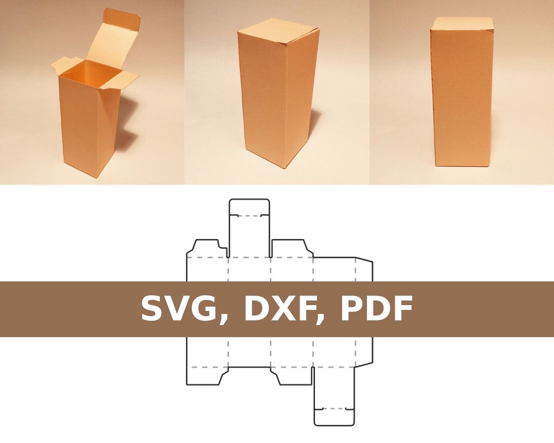 Wine Glass Box Template, Champagne Flute Box, Wine Glass Gift Box ...