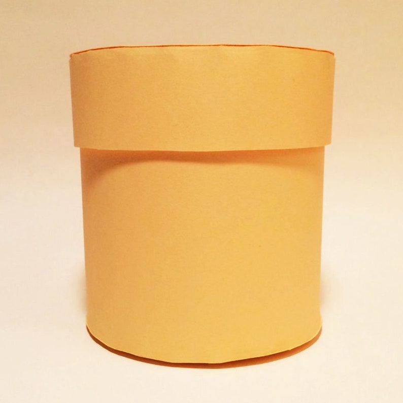 Round Box With Lid Template, Hat Gift Box, Circle Box, Round Gift Box ...