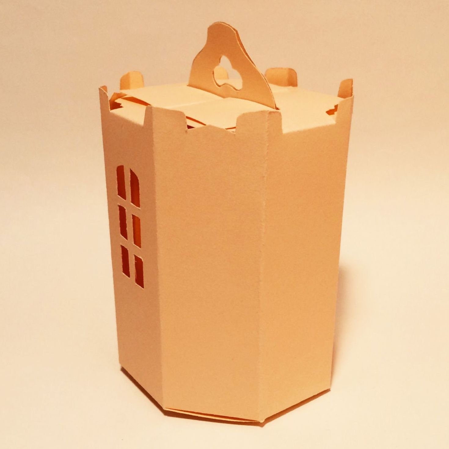 Tower Box Template, House Box, Building Box, House Gift Box, Castle Box ...