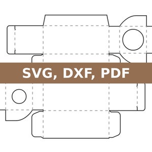 Bottle Box Template, Bottle Container, Bottle Storage, SVG, PDF, Cricut ...