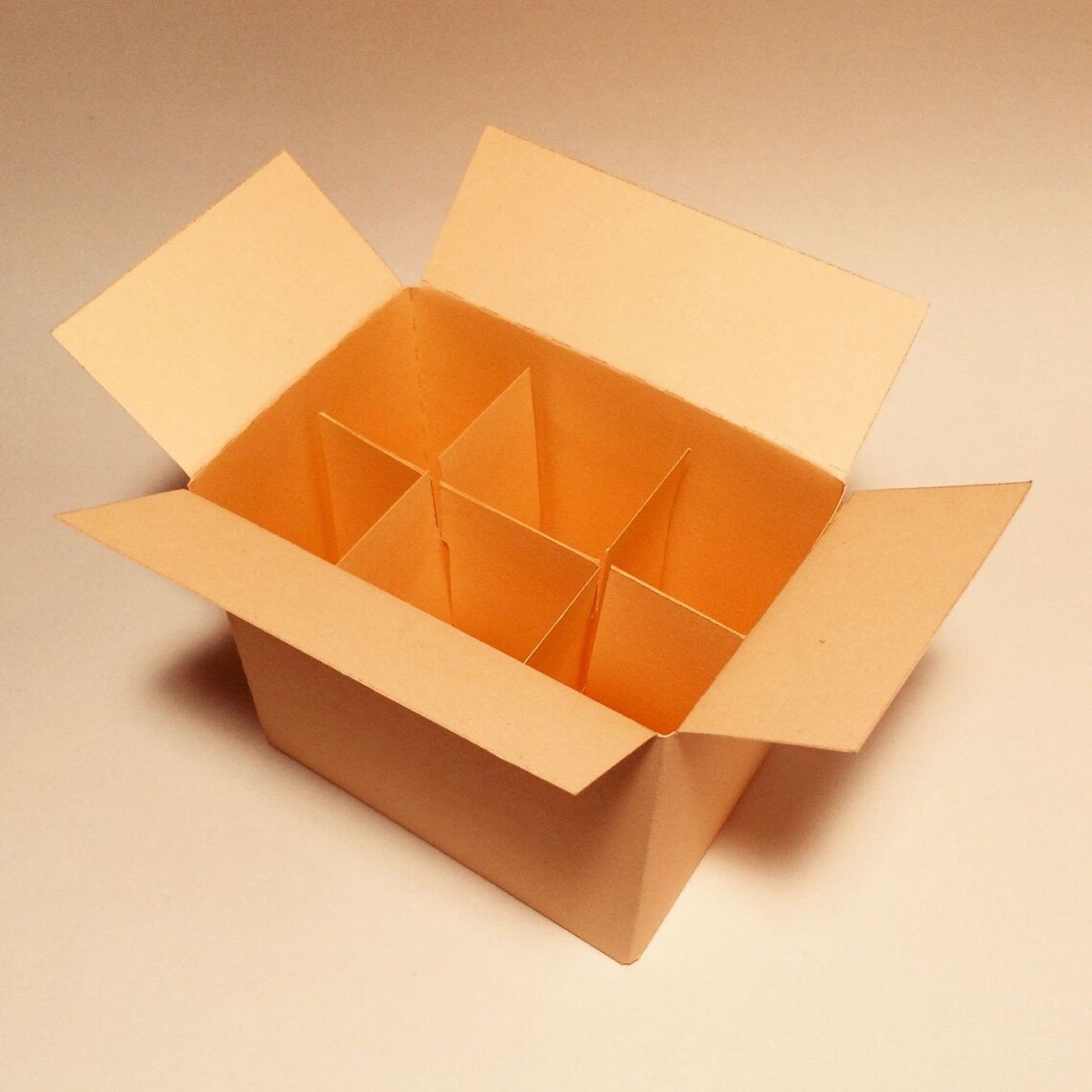 Box With Compartments Template, Glass Storage Box, Box for Glasses, Box ...