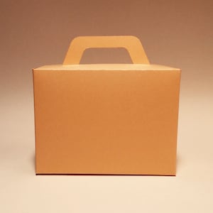 Briefcase Box Template, Gift Box With Handle, SVG, PDF, Cricut ...