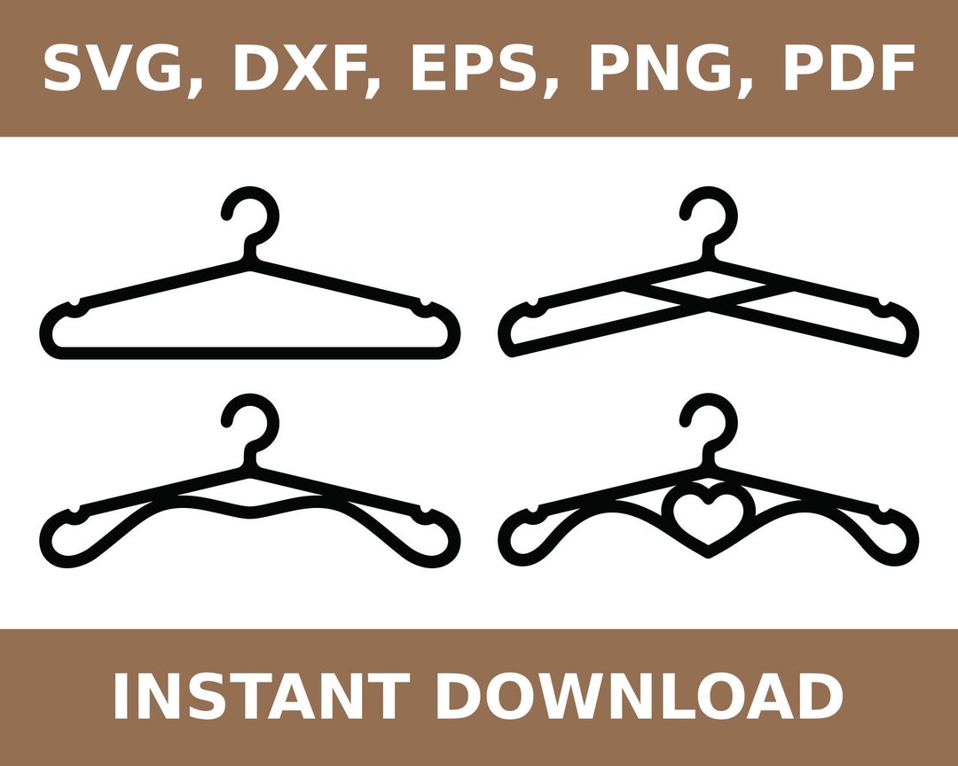 Clothes Hanger Svg, Hanger Template, Hanger Png, Hanger Laser Cut ...