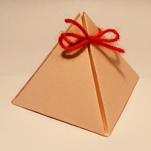 Pyramid Shape Box Template, Pyramid Box, Triangle Box, DIY Box, Gift ...