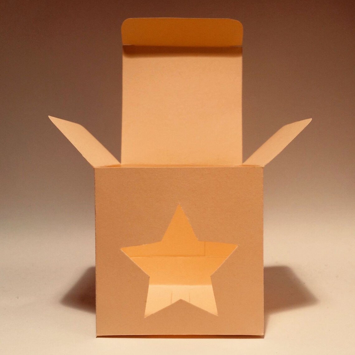 Star Gift Box Template, Box With Window, Star Box, Wedding Favor Box ...