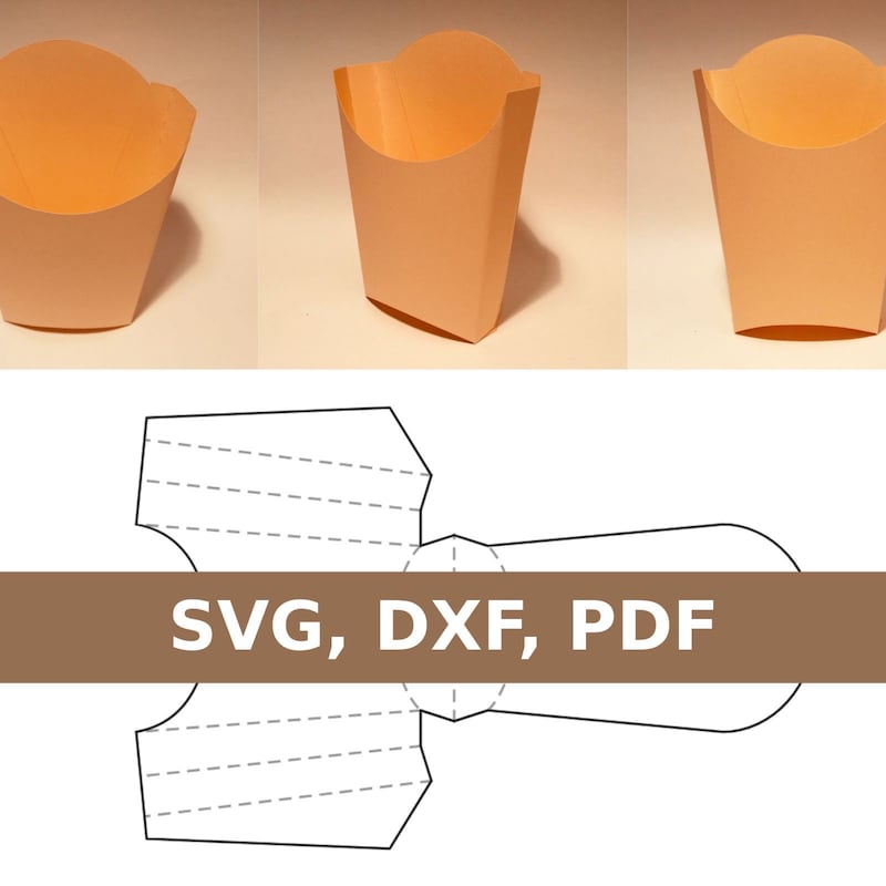 French Fries Box - Etsy