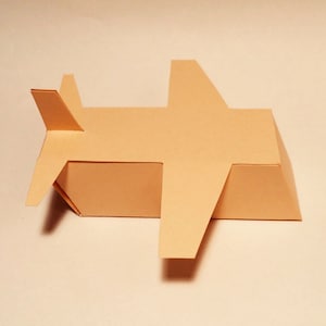 Airplane Box Template, Paper Plane, Paper Airplane, Airplane Gift Box ...
