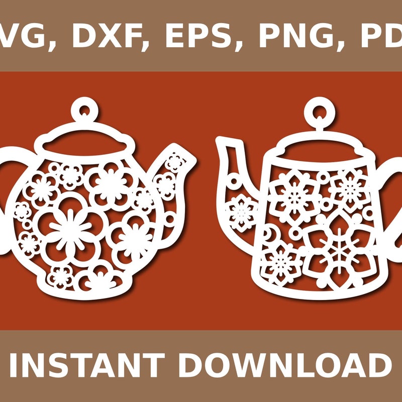 Teapot Template - Etsy
