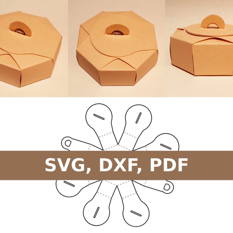 Hat Box Template - Etsy