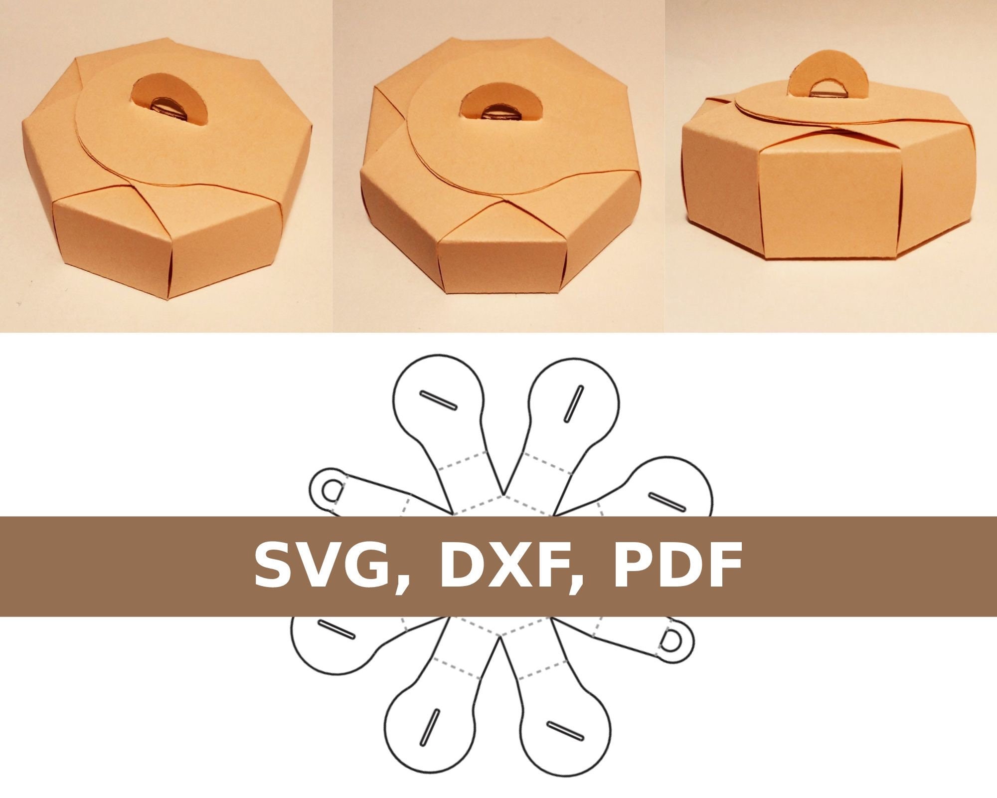 Round Box Template, Circle Gift Box, Circle Box, Hat Box, Hat Gift Box ...