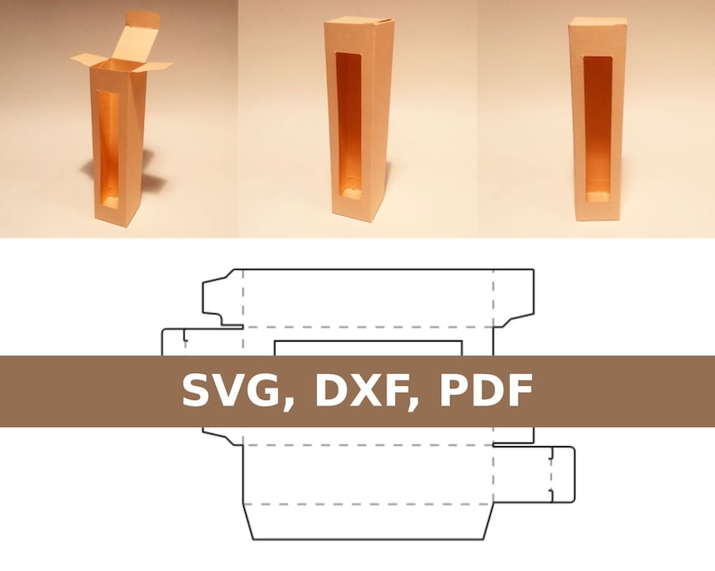 Lipstick Box Template, Lip Balm Box, Lipstick Box With Window, Lip ...