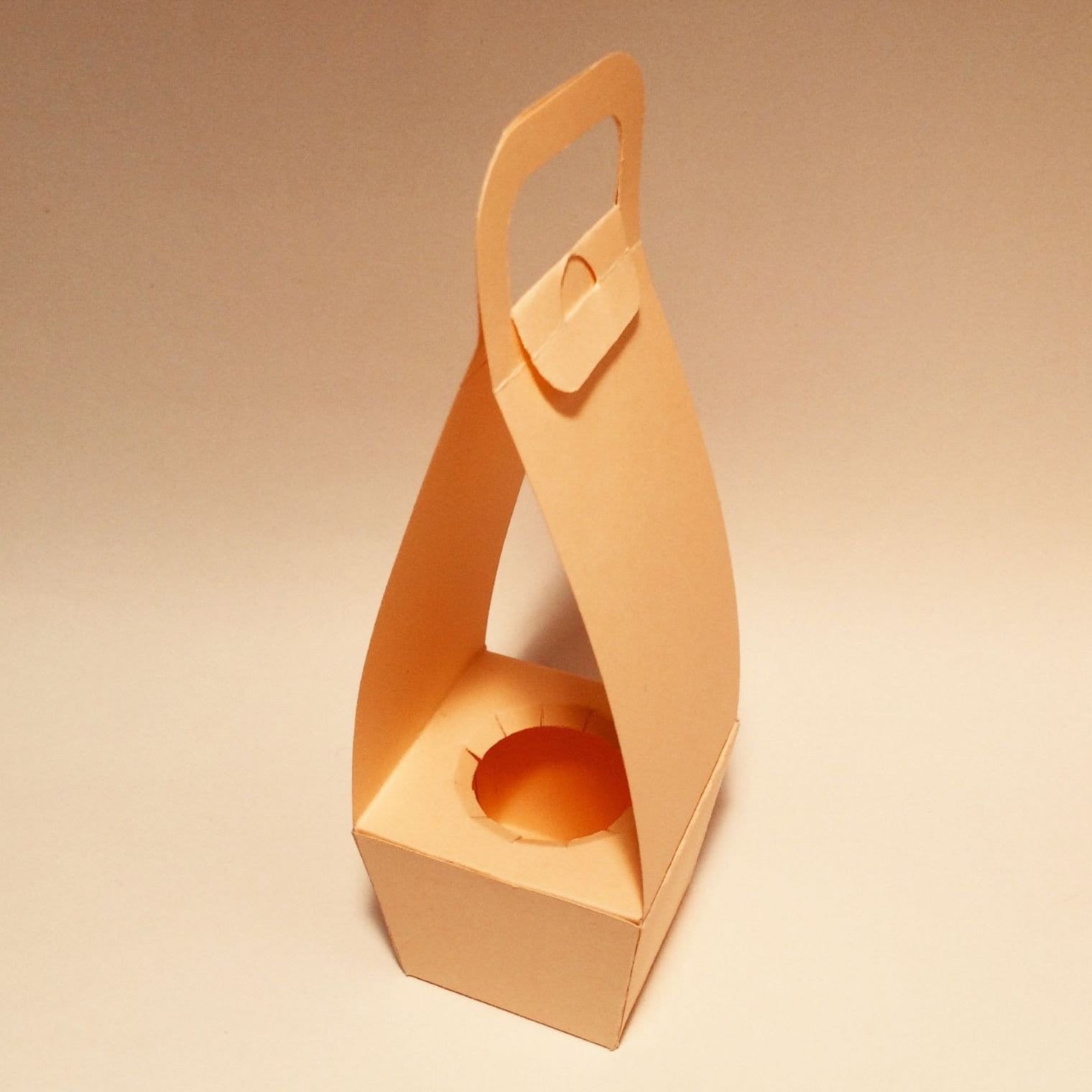 Cup Gift Bag Bag Template, Cup Box, Cup Gift Bag, Cup Gift Box, Coffee ...