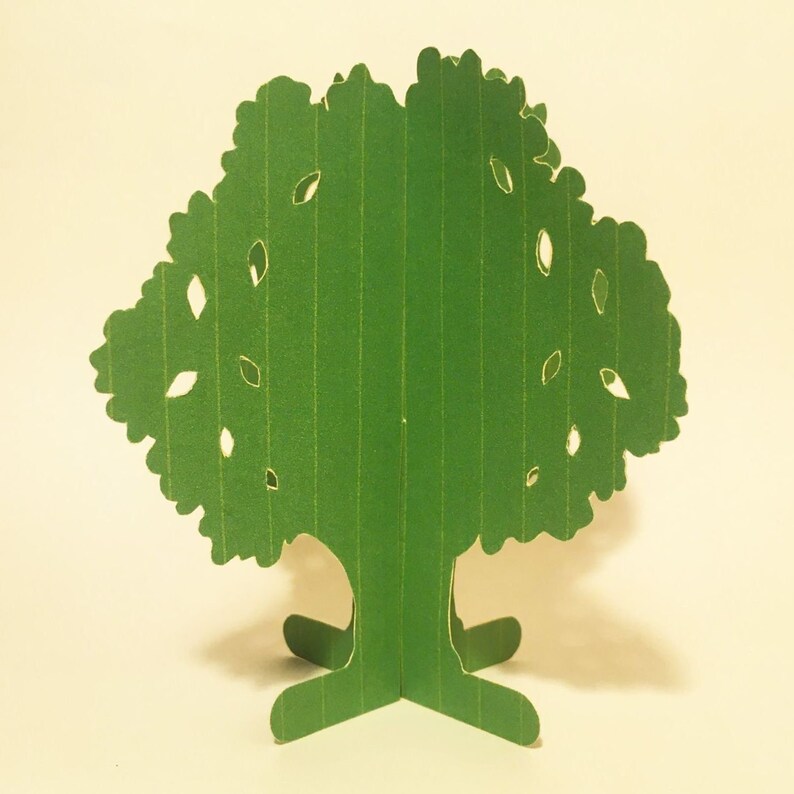 Tree Svg, Tree Template, Paper Tree, Folding Tree, Tree Cut File ...