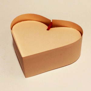 Heart Box Template, Heart Gift Box, Love Box, Love Gift Box, Romantic ...