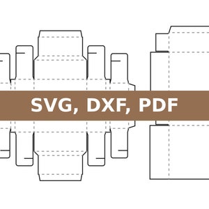 Slider Box, Drawer Box, Drawer Gift Box, Slide Box Template, Sliding ...