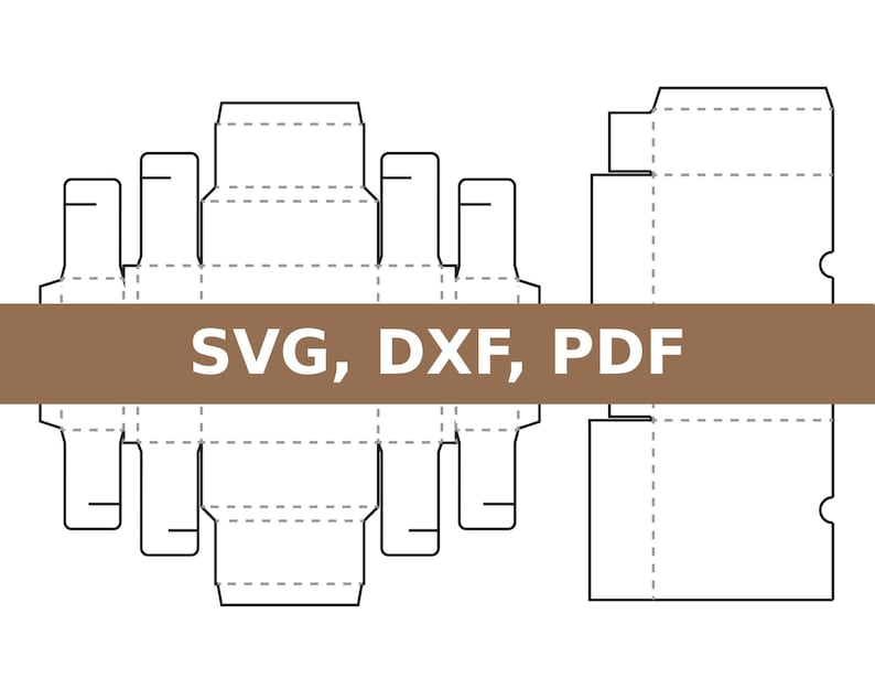 Slider Box, Drawer Box, Drawer Gift Box, Slide Box Template, Sliding ...