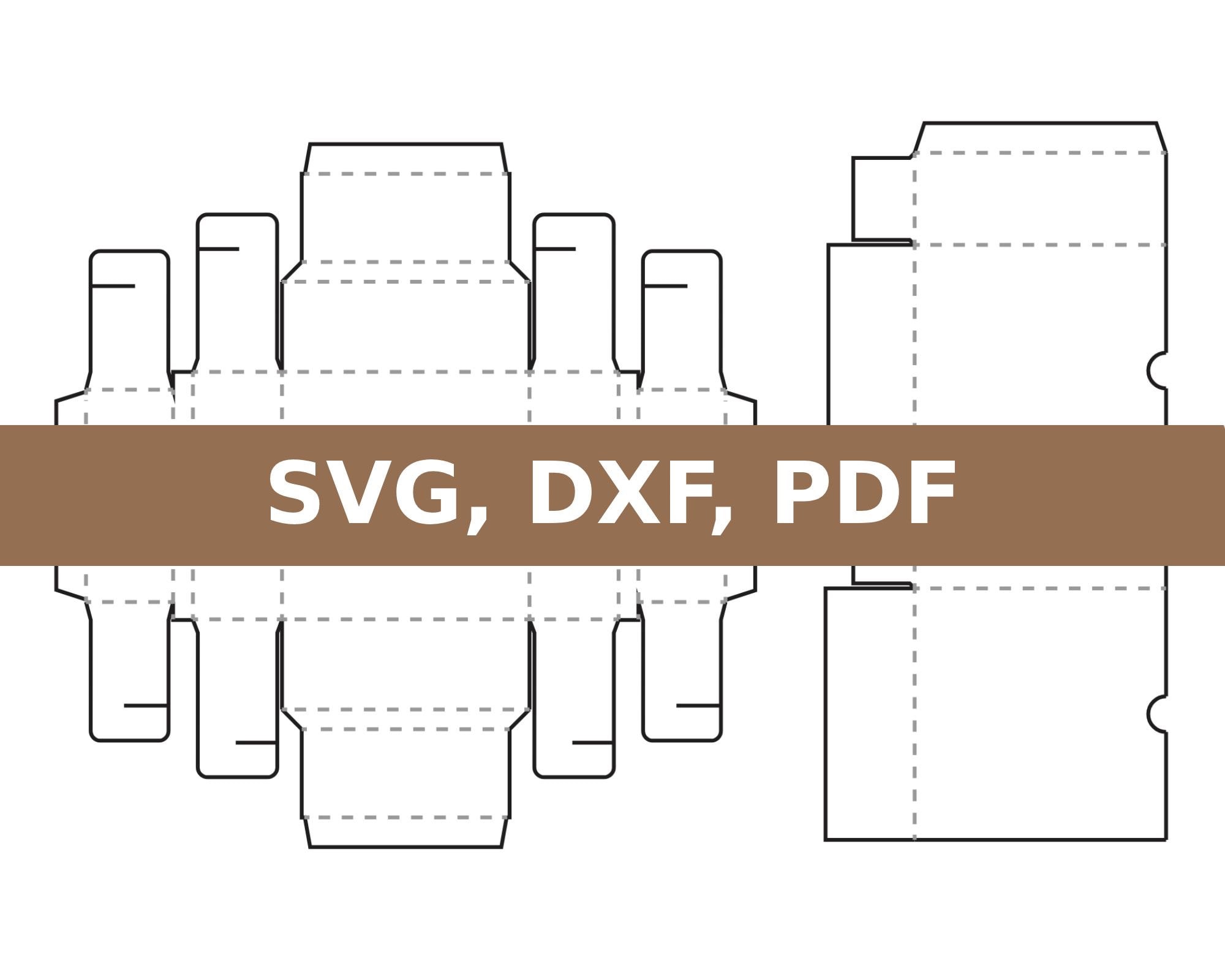 Slider Box, Drawer Box, Drawer Gift Box, Slide Box Template, Sliding ...