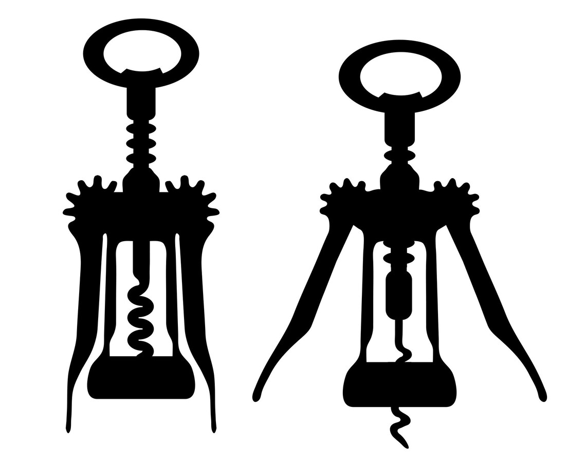 Corkscrew Svg, Corkscrew Png, Corkscrew Cut File, Corkscrew Template ...