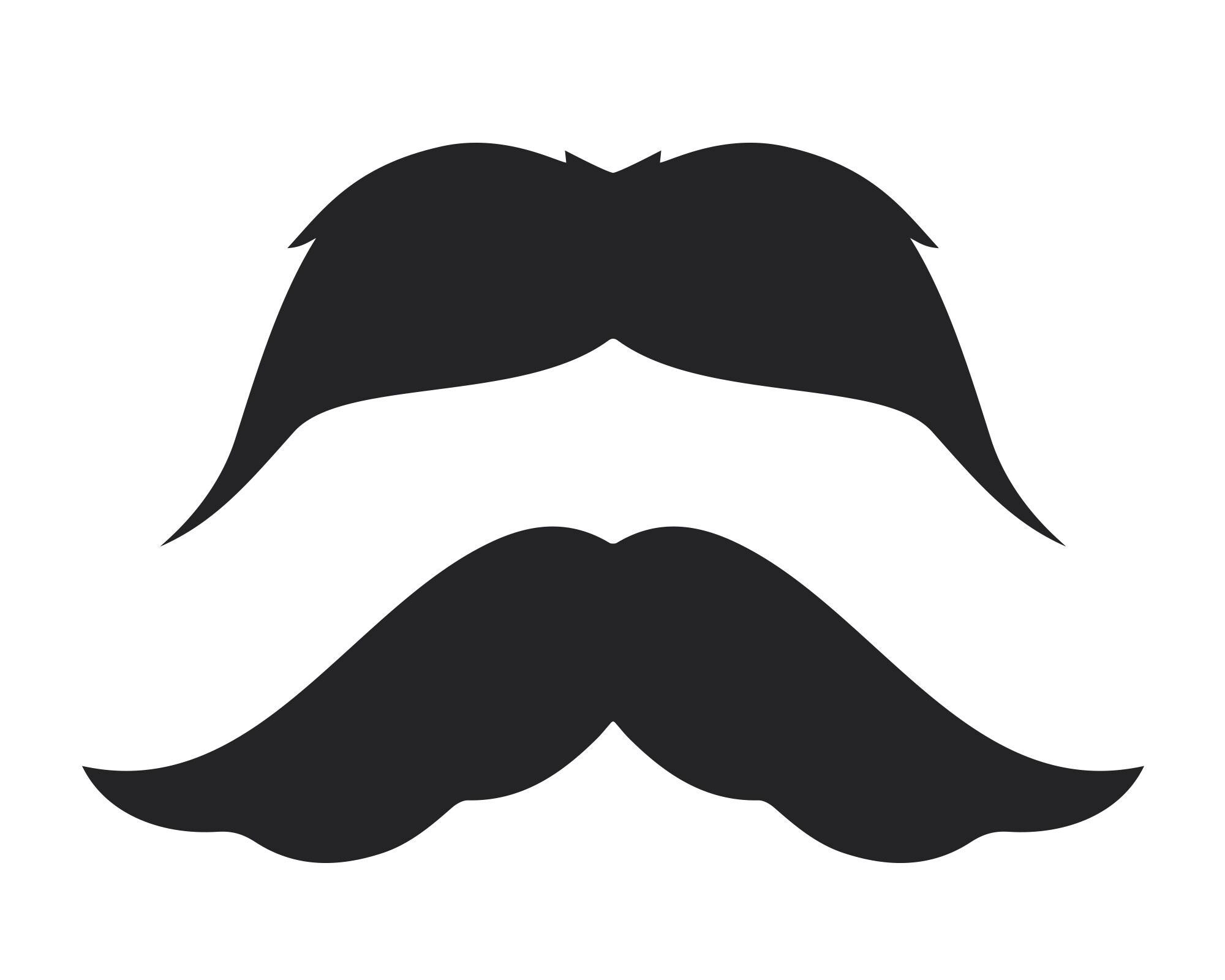 Mustache Svg, Mustache Dxf, Moustache Dxf, Mustache Template, Moustache ...
