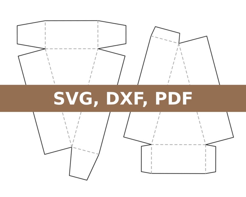 Cake Slice Box Template, Cake Slice Container, Slice of Cake Container ...