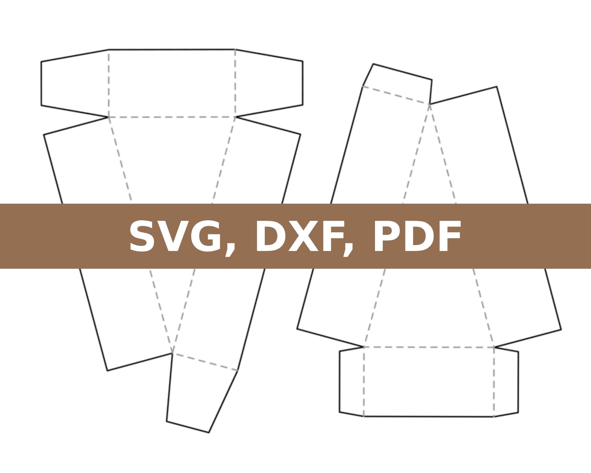 Cake Slice Box Template, Cake Slice Container, Slice of Cake Container, Slice of Cake Box, SVG ...