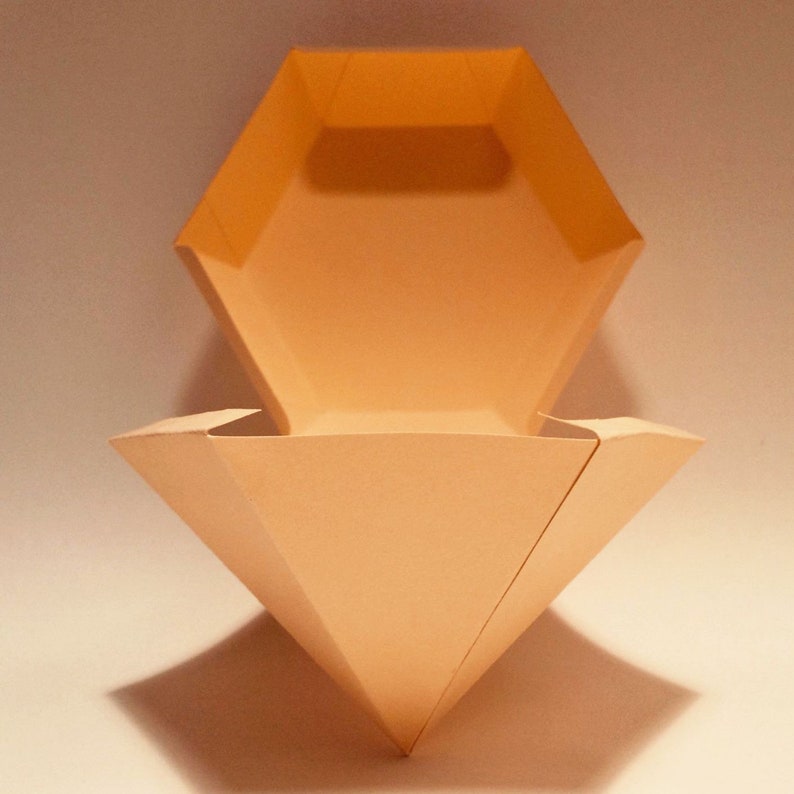 Diamond Box Template, Jewellery Box, Jewelry Box, Crystal Box, Diamond ...