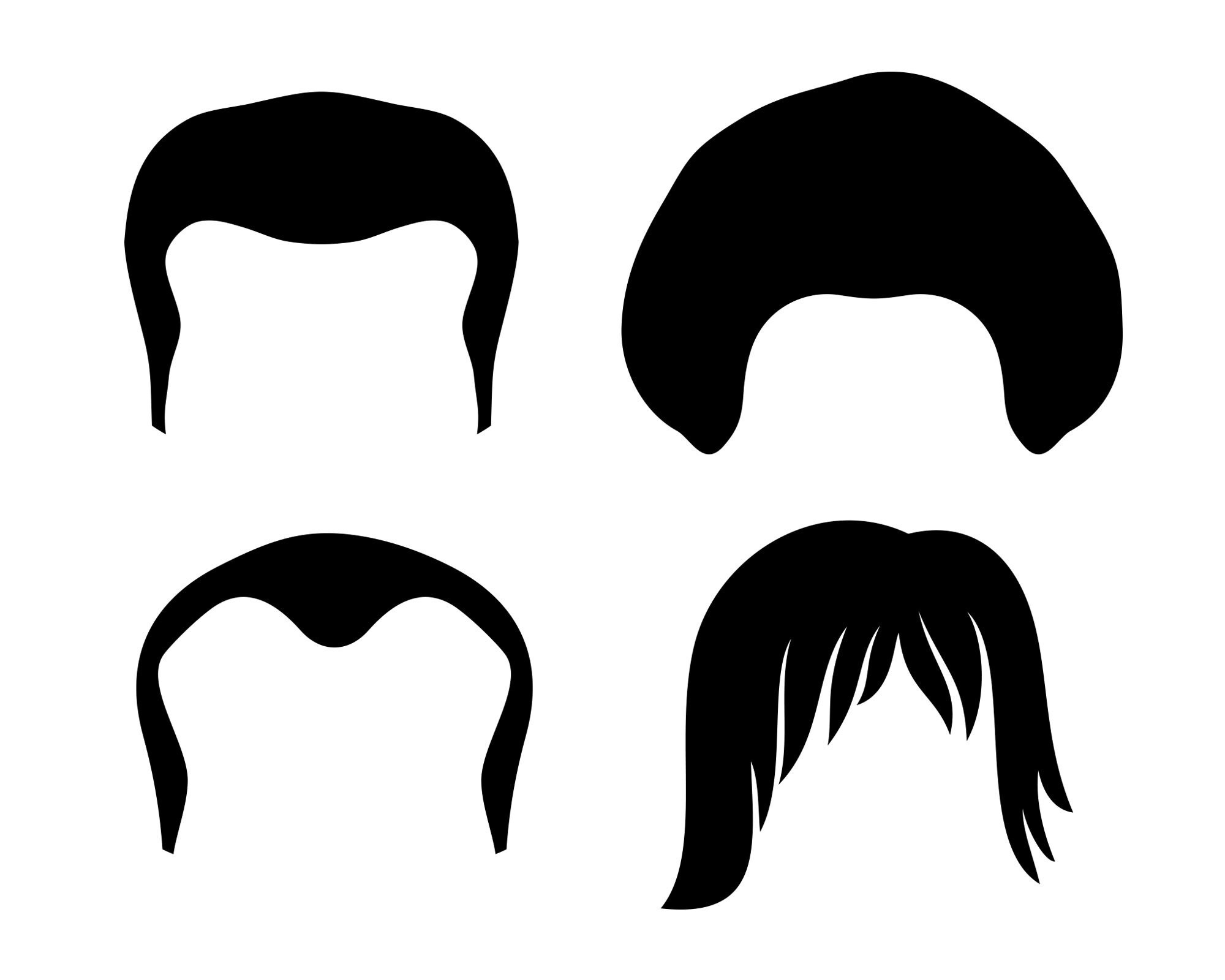 Hairstyle Svg, Shortcut Svg, Hair Style Svg, Hair Cut Svg, Hairstyle ...