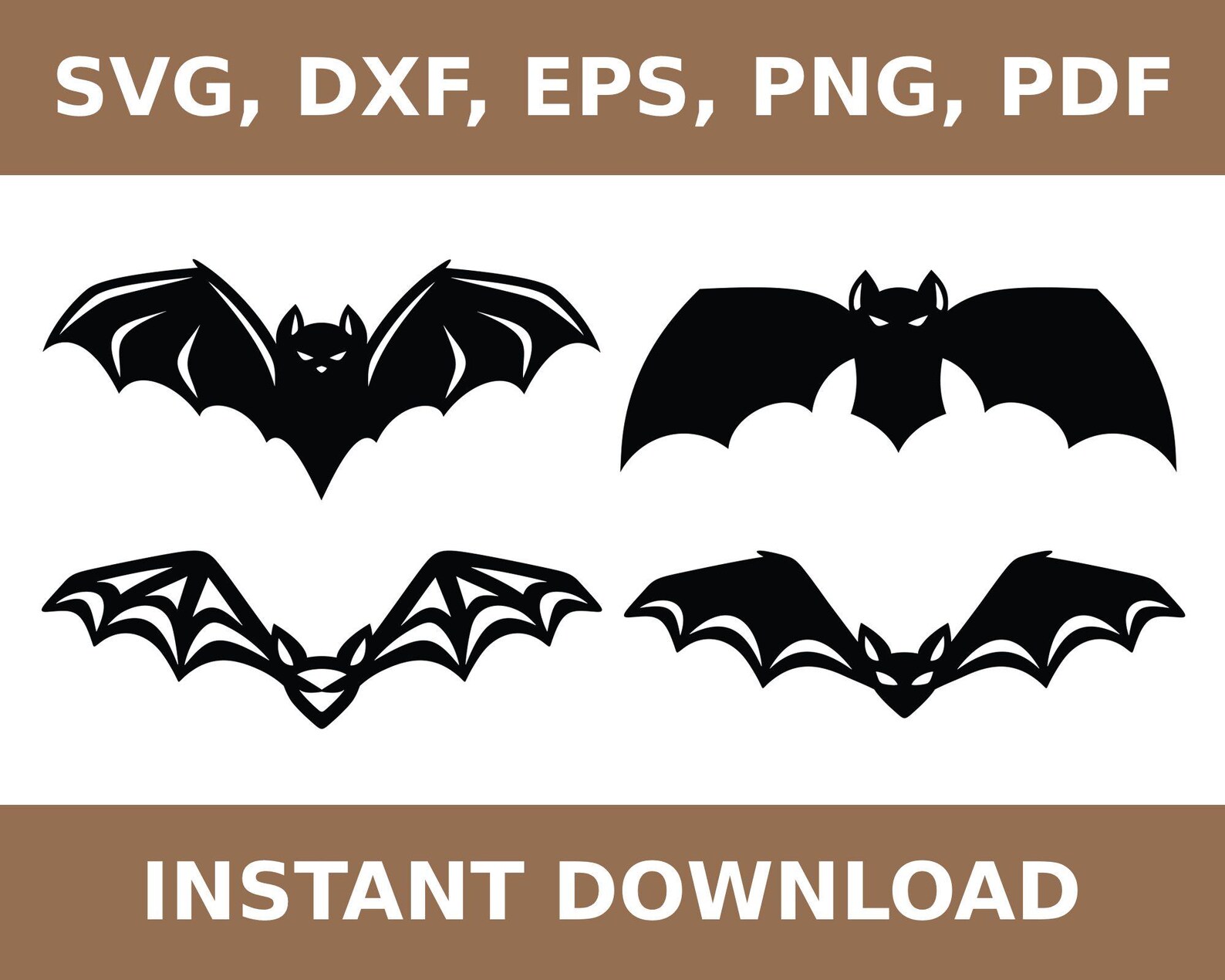 Bat Svg, Bat Wings Svg, Bat Dxf, Bats Dxf, Bat Template, Bat Cut File ...