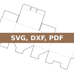 Chest Box Template, Storage Box, Rectangular Box, Rectangle Box ...