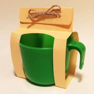 Mug Box Template, Cup Gift Box, Coffee Mug Box, Tea Cup Box, Cup Box ...