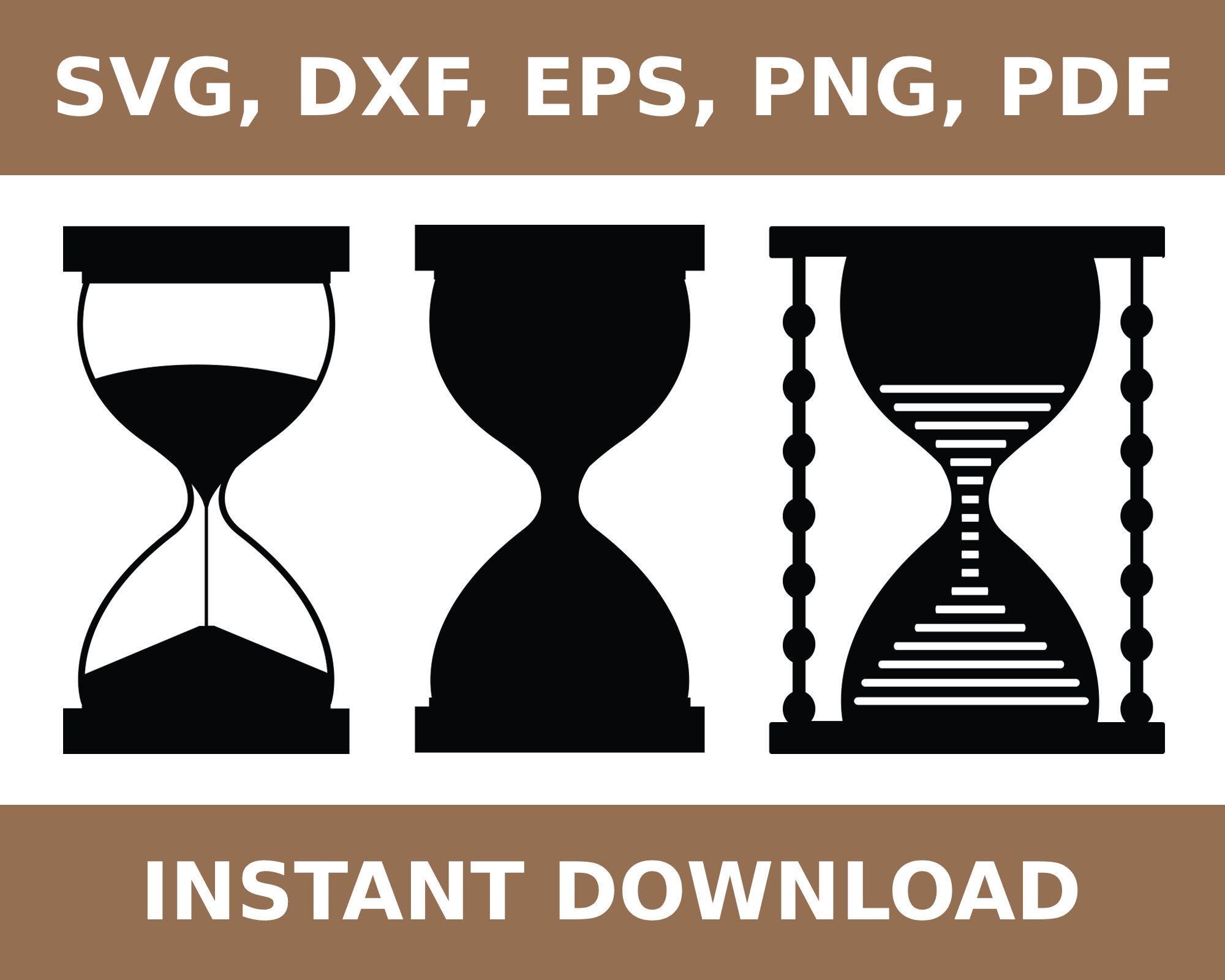 Hourglass Svg, Hourglass Template, Hourglass Dxf, Hourglass Png ...