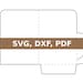 Document Folder Template, Paper Folder, Folder Svg, Folder Pdf, Photo ...