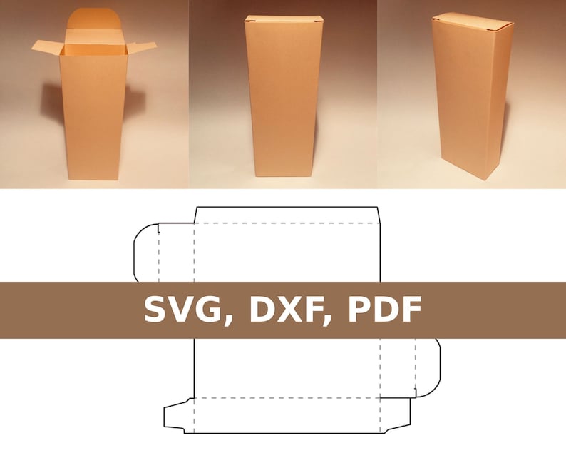 Tube Box Template, Toothpaste Box Template, Cream Box Template, SVG ...