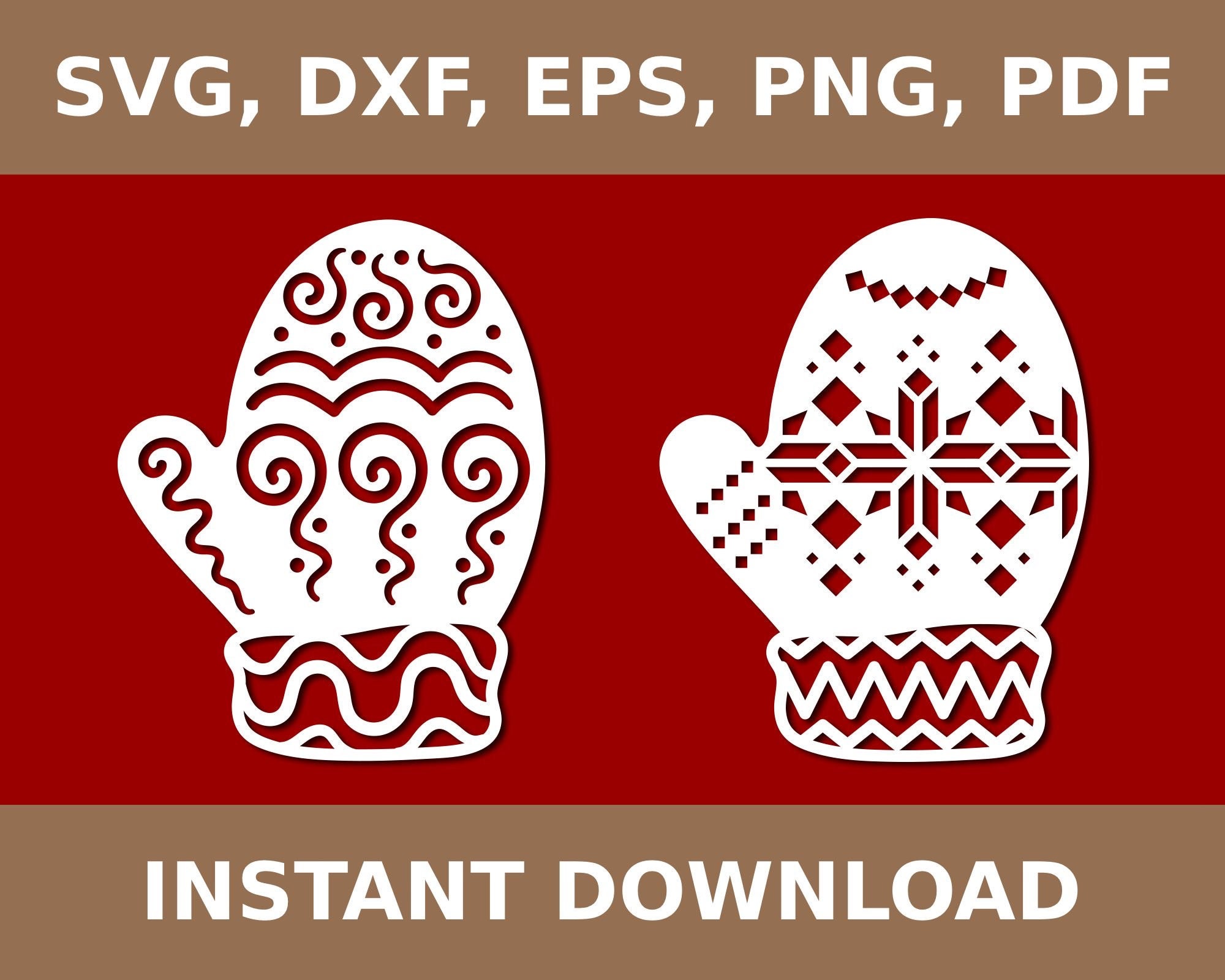 Mittens Svg, Mitten Dxf, Mittens Dxf, Mittens Png, Mitten Png, Mittens Cutout, Mitten Cutout ...