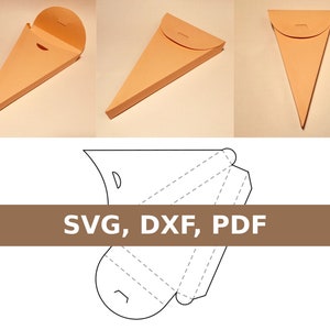 Pizza Slice Box Template, Pizza Slice Container, Pizza Slice Packaging ...