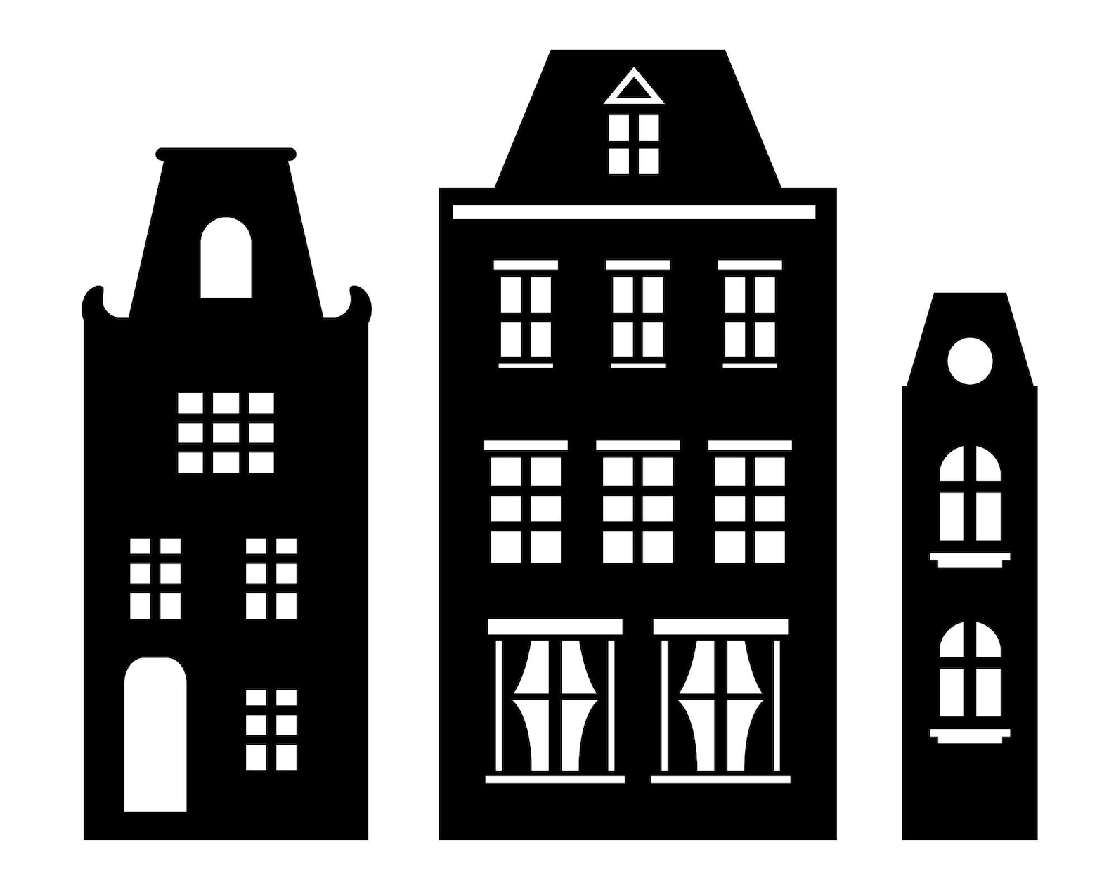 House Svg, House Dxf, Houses Dxf, House Png, Houses Png, House Template ...