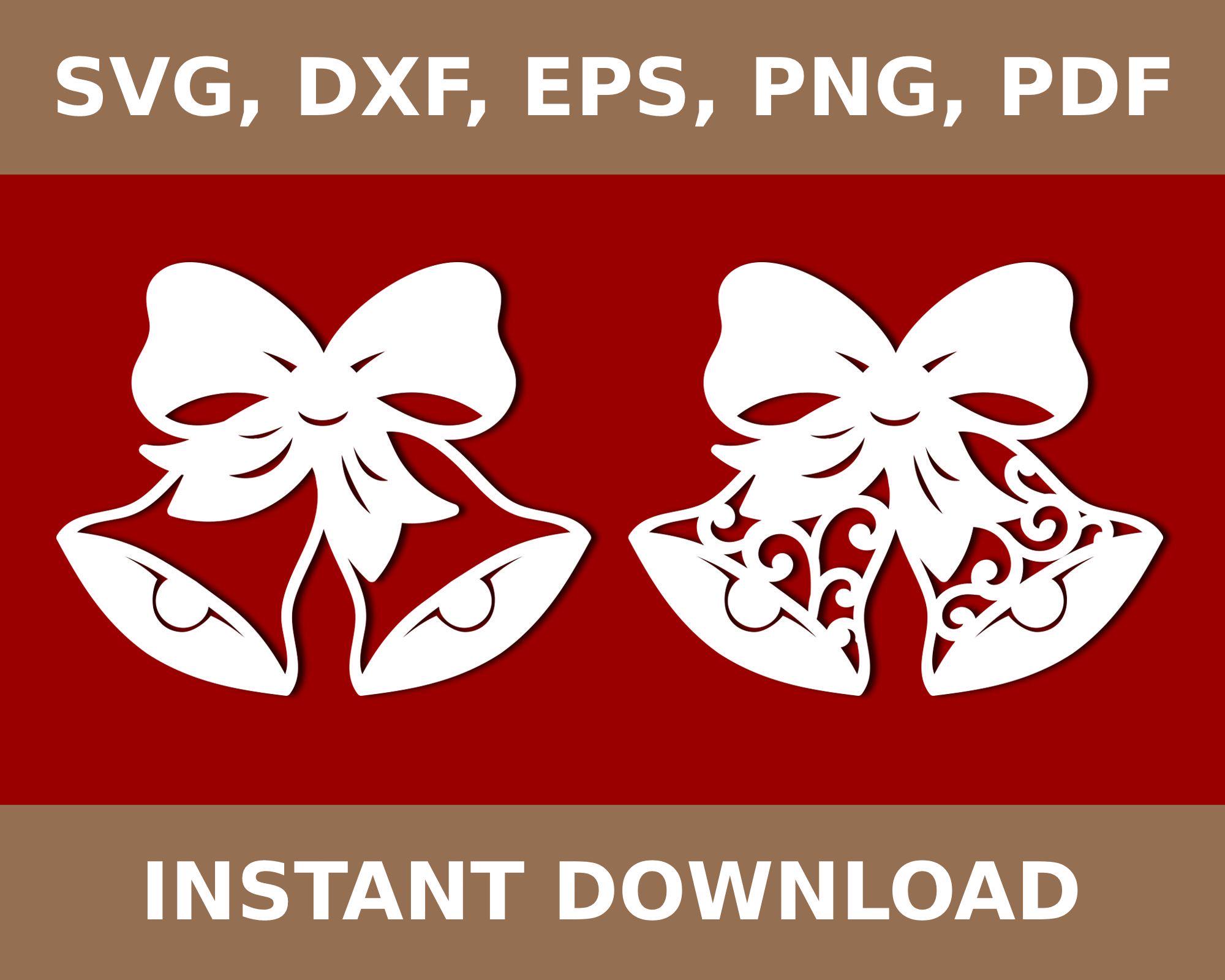 Bells Svg, Bells Png, Bells Laser Cut, Bells Cut File, Bells Pdf, Bells ...