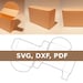 Rectangle Gift Box Template, Rectangle Box, Rectangular Box ...