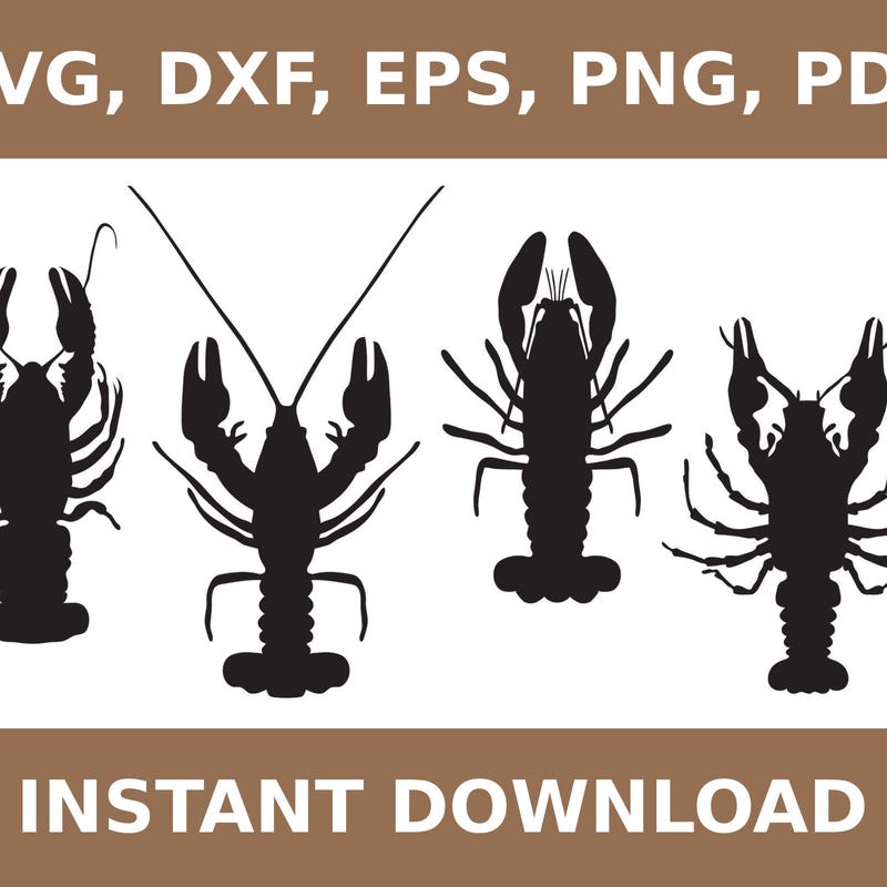 Crawfish Dxf - Etsy