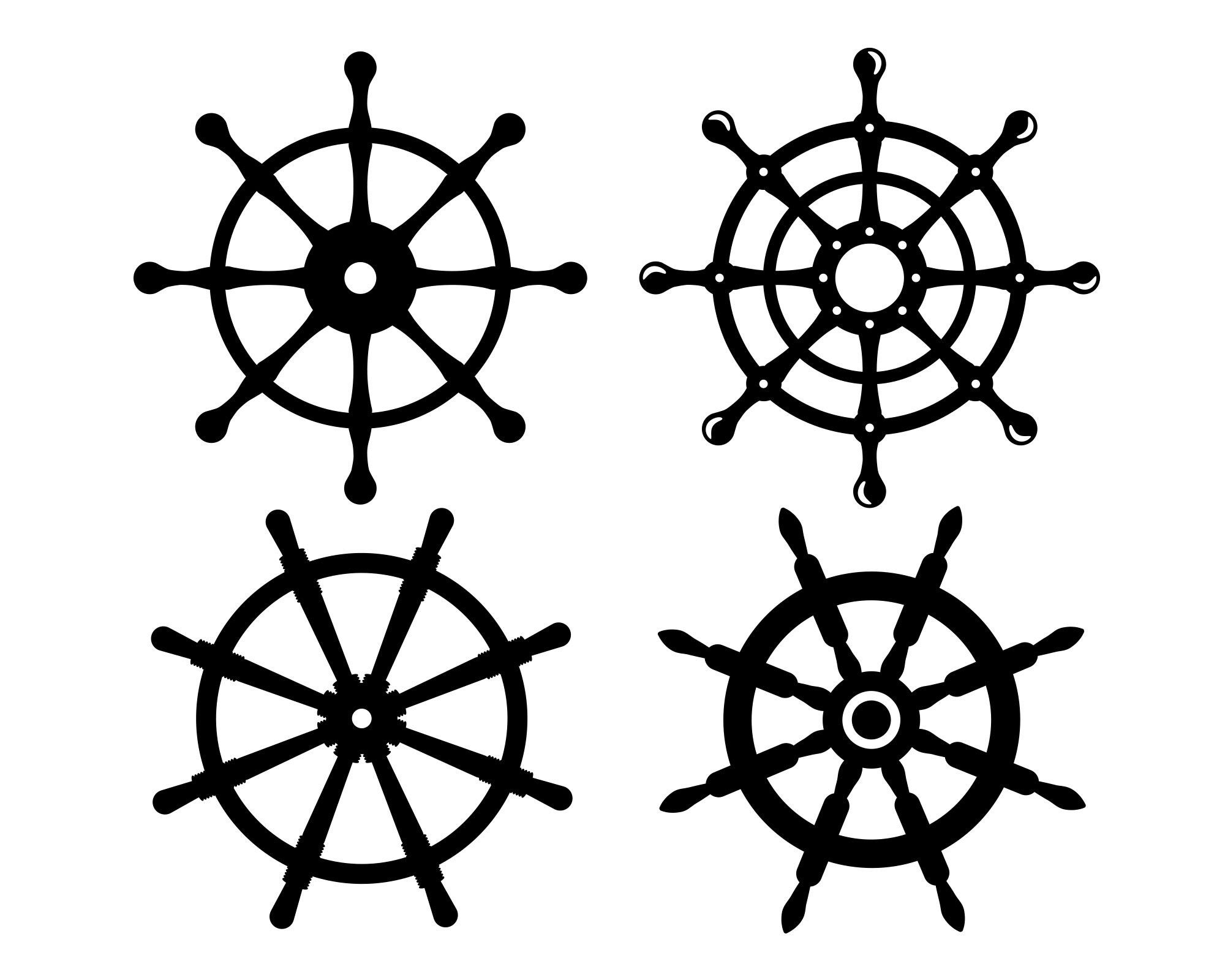Ship Wheel Svg, Ships Wheel Svg, Boats Wheel Svg, Ship Wheel Template ...